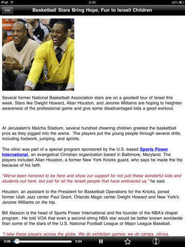 [App Store] VOA Standard English News Player: учим английский с iPhone ...